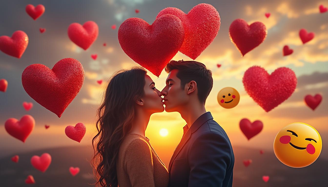 Emojis pour dire je t'aime : associez-les pour plus d'impact